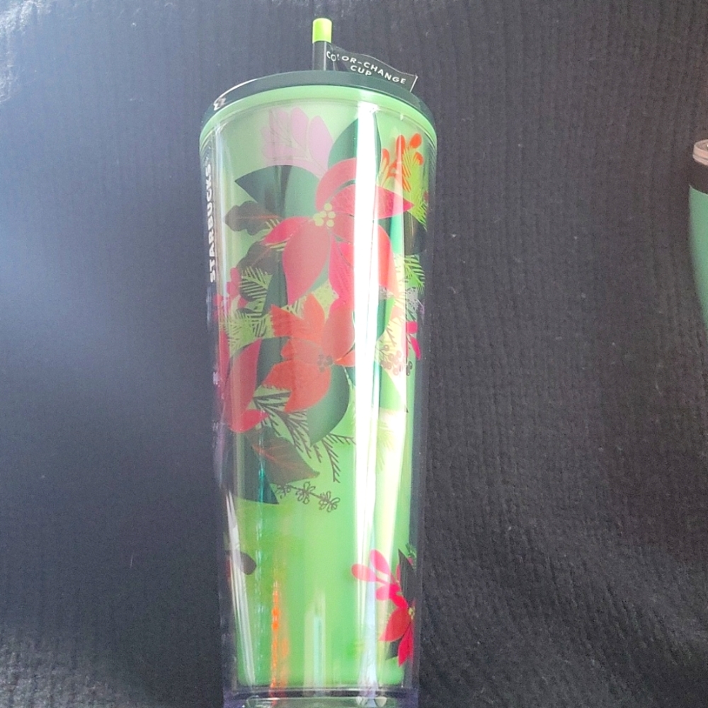 2021 Starbucks Limited Edition Green Poinsettia Holid… - Gem